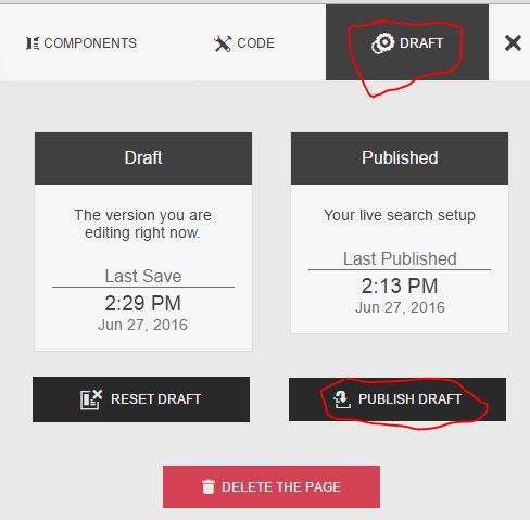 How to make a search interface from the Coveo Js search page to only ...