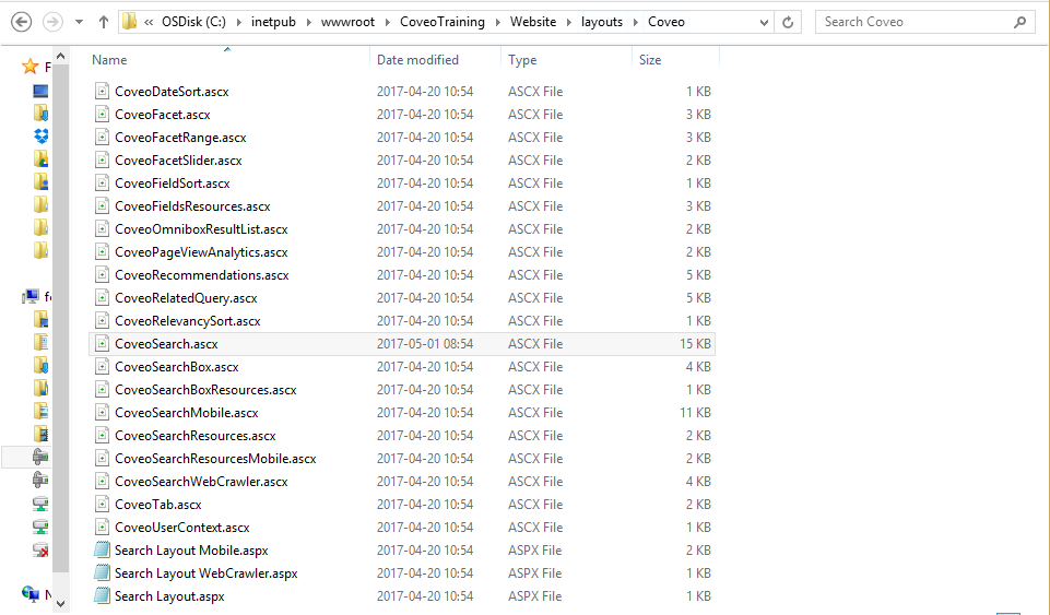 How to Find and Access the Rendering Files used by of Coveo for Sitecore Components