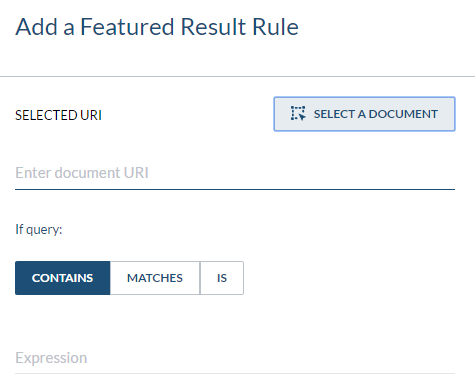 How to create a single featured result for multiple queries