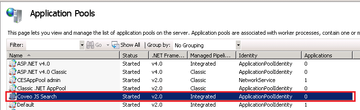 How to Configure Coveo JavaScript Search Framework using IIS Skip to end of metadata