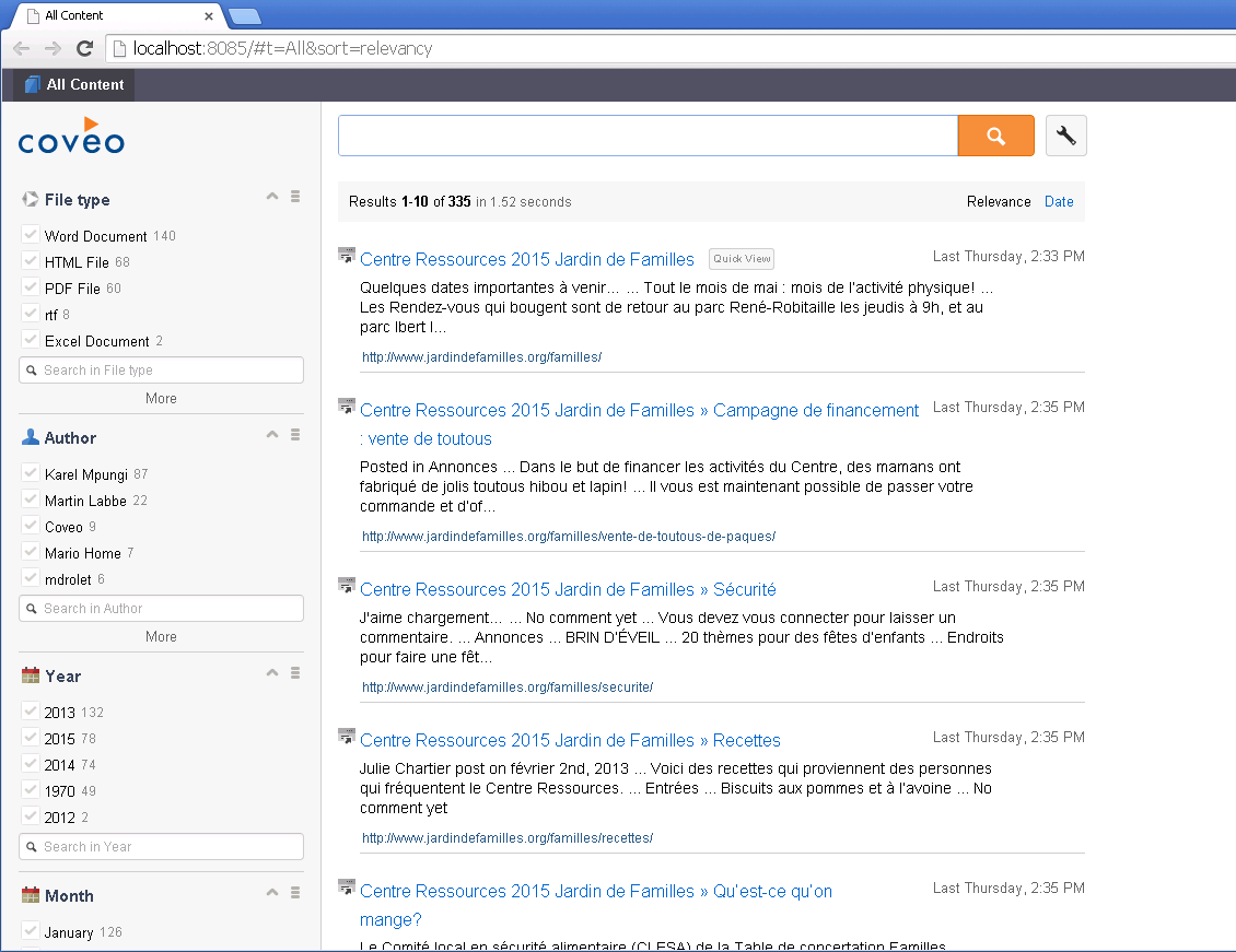 How to Configure Coveo JavaScript Search Framework using IIS Skip to end of metadata