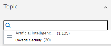 [00067235] Facet search fails with special characters