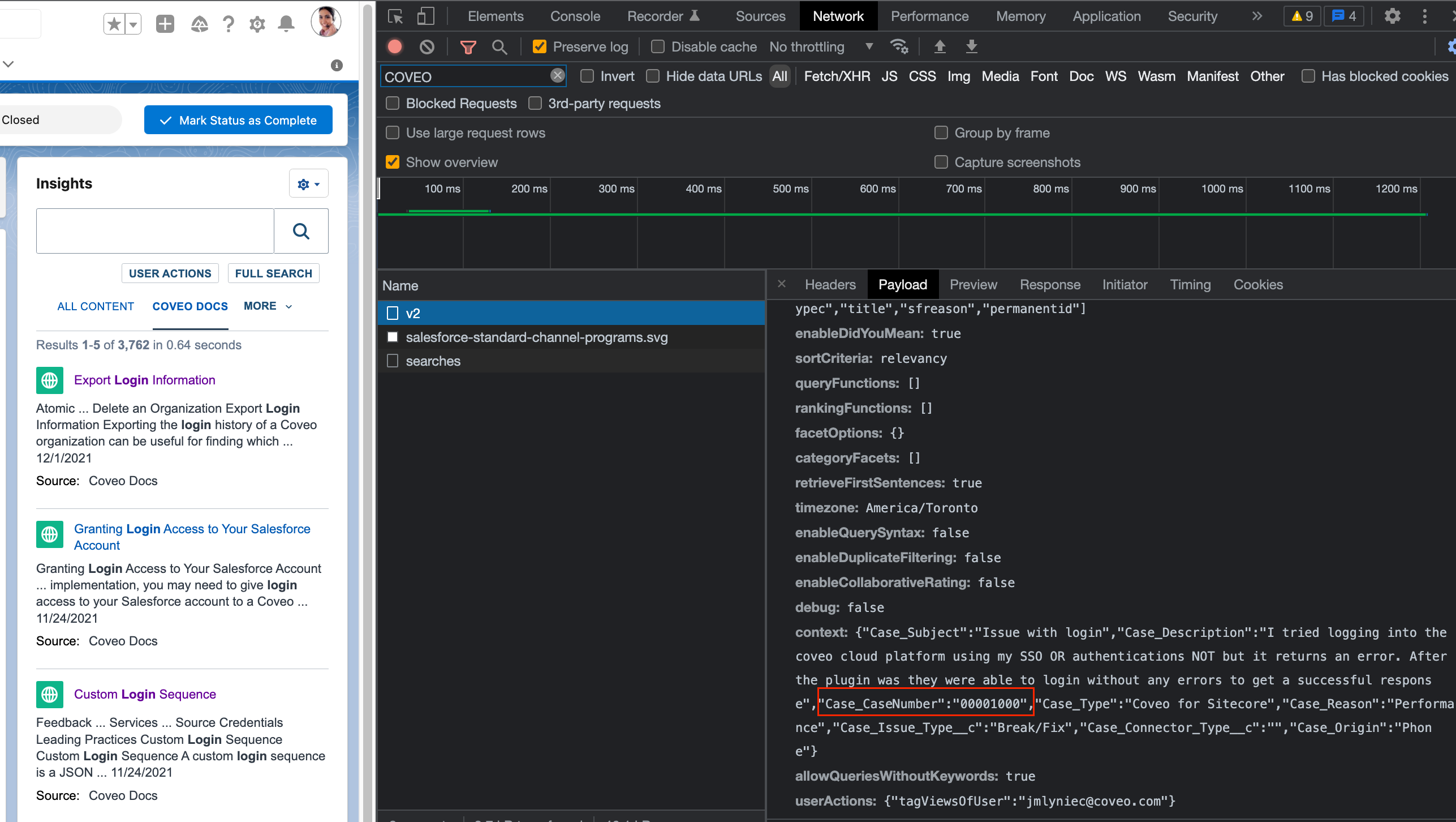 How to Filter Out Current Case and its Children from Insight Panel Results
