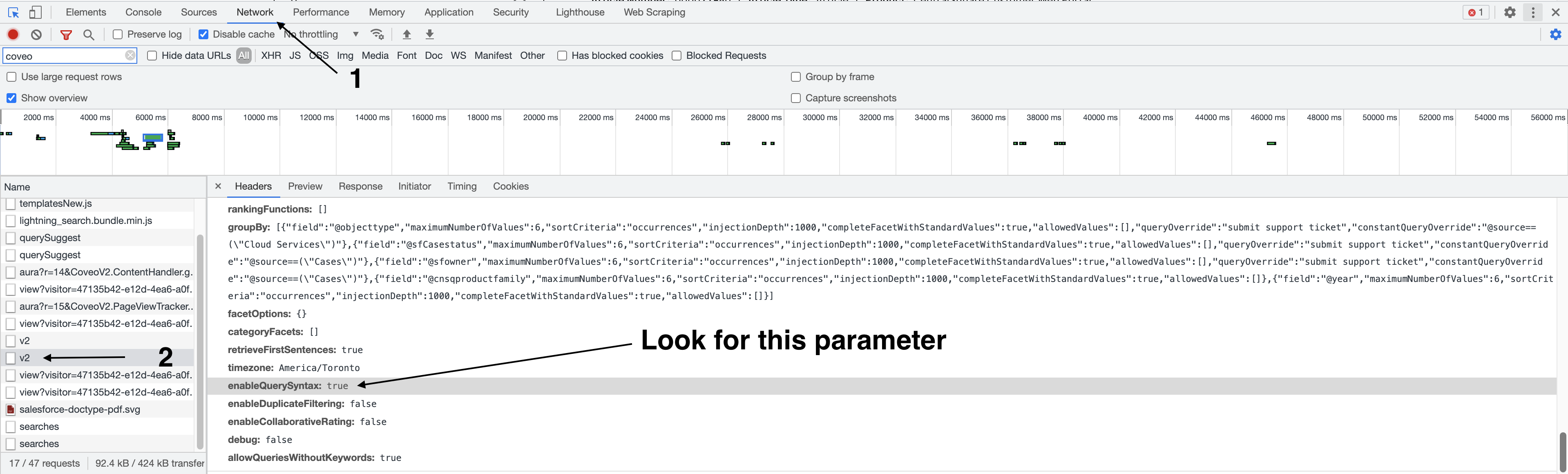 How to troubleshoot query parameter override issues