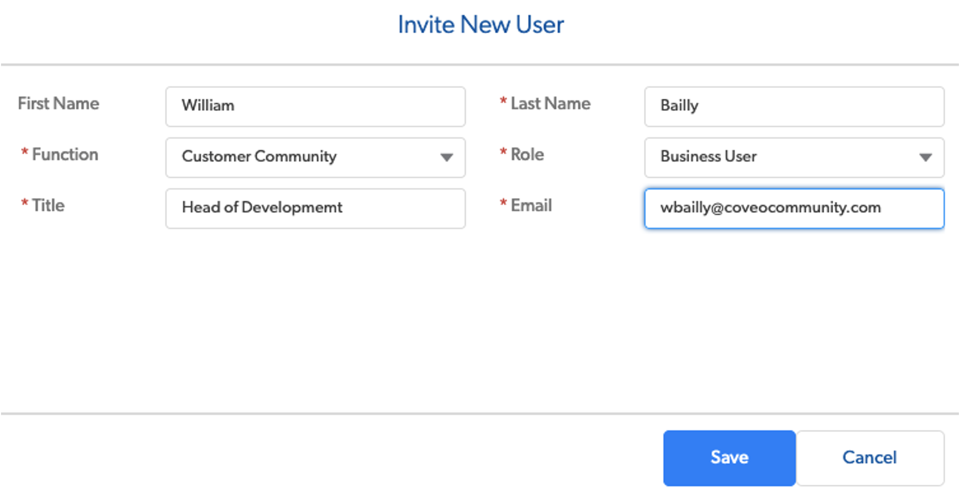 Community: Delegated Administrator - User Management
