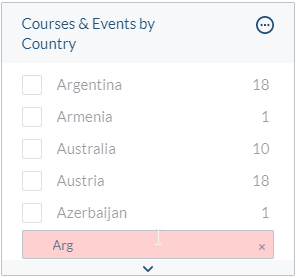 Facet search only works with facet values, and not facet value captions