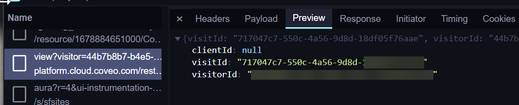 PageViews from the pageViewTracker on Salesforce are showing as Invalid on Salesforce